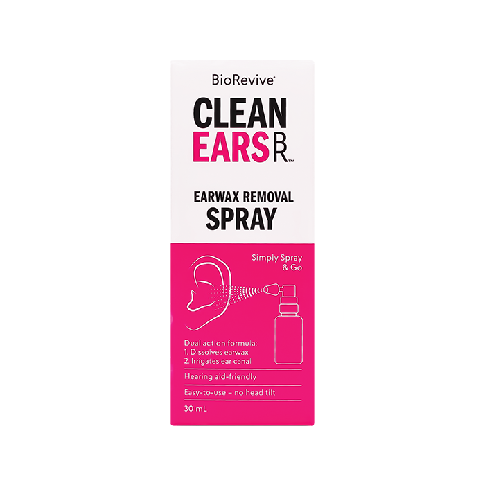 CleanEars Earwax Removal Spray 30ml - For Blocked Ears – BioRevive