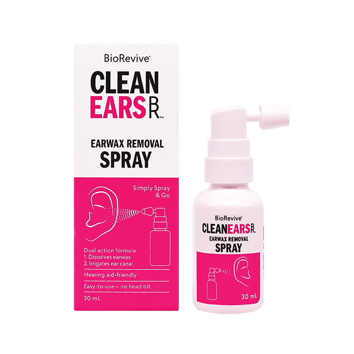 CleanEars Earwax Removal Spray 30ml - For Blocked Ears – BioRevive