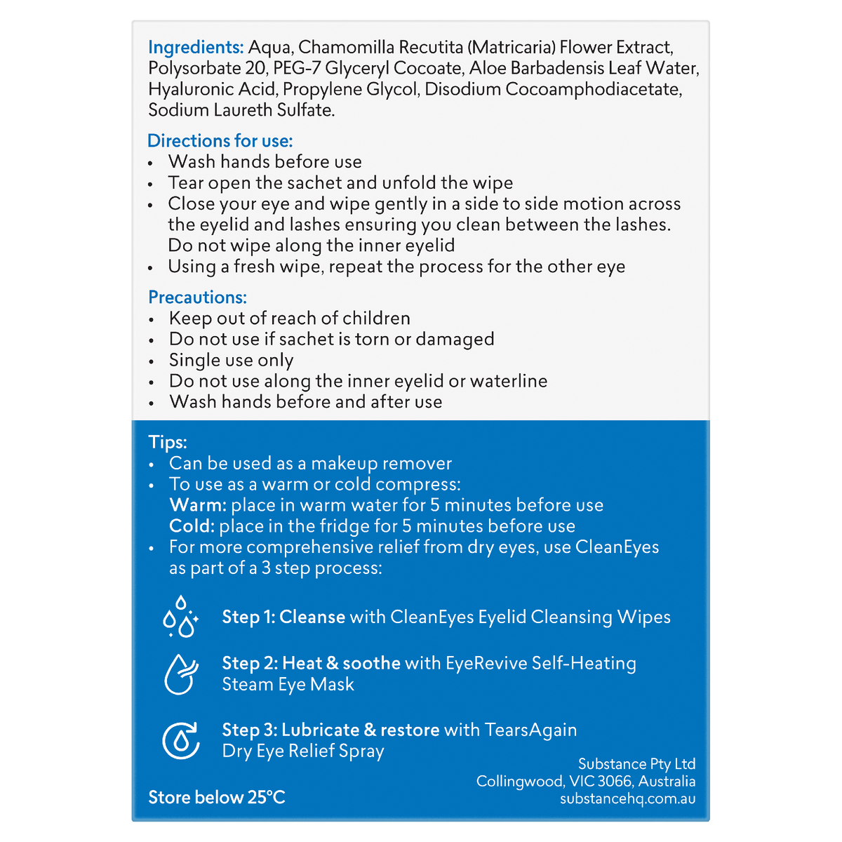 CleanEyes - Eyelid Cleansing Wipes – BioRevive