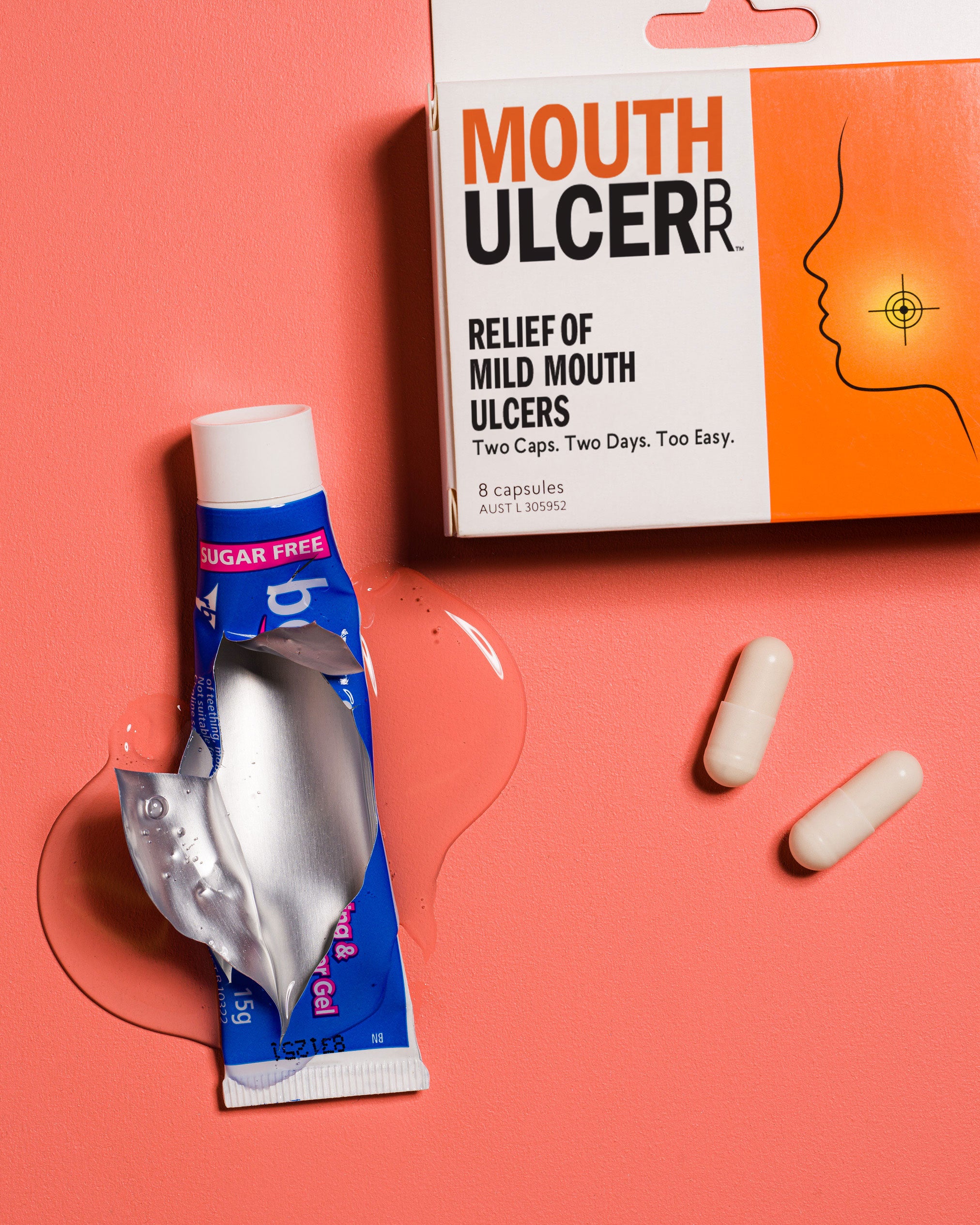 Mouth Ulcer 8 Capsules - Mess Free, Fast Acting Relief – BioRevive