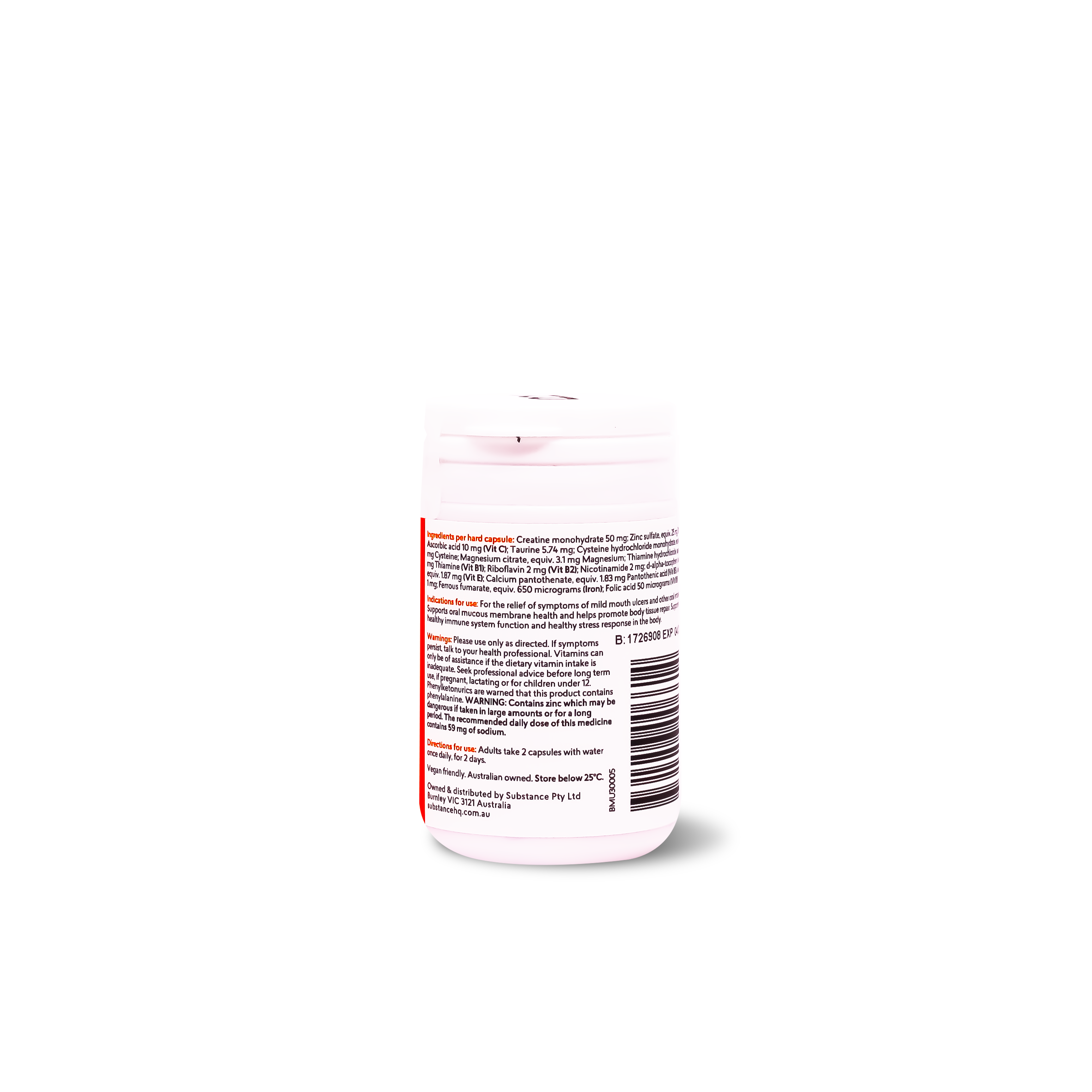 Mouth Ulcer 30 Capsules - Mess Free, Fast Acting – BioRevive